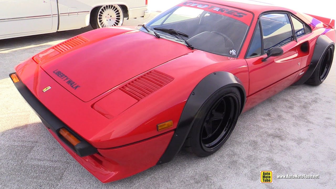 Liberty Walk Wide Body Ferrari 308 GTB - Walkaround Tour - 2021 SEMA ...