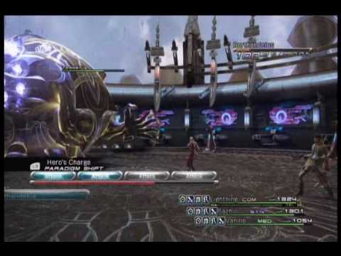 Final Fantasy 13 - Barthandelus Fight Part 2 - YouTube