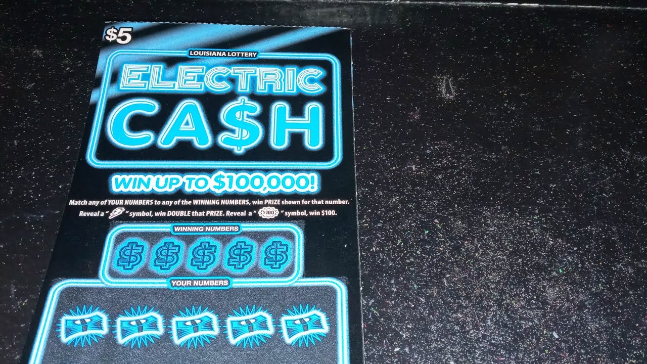 ELECTRIC CASH Louisiana scratch off - YouTube
