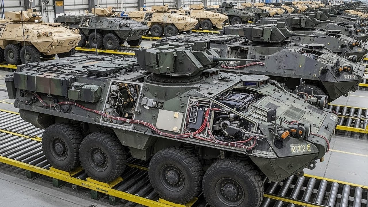 Inside the M1126 Stryker Factory Building the World’s Most Versatile ...