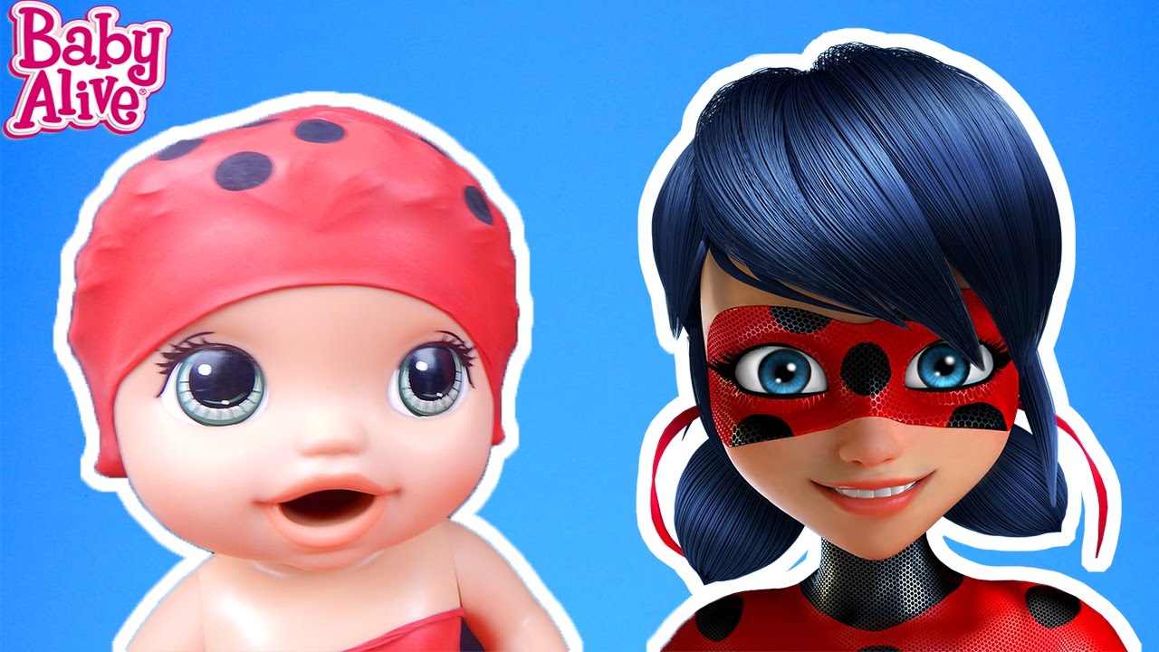 Como Fazer Touca da LADYBUG para BABY ALIVE - Toy Kids - YouTube