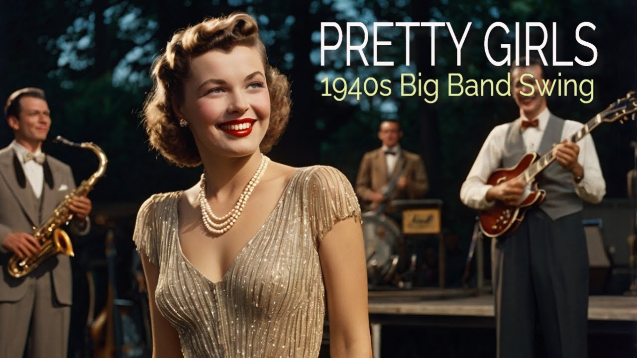 👉 THE CHARM OF PRETTY GIRLS IN THE 1940s | BIG BAND SWING & JAZZ - YouTube