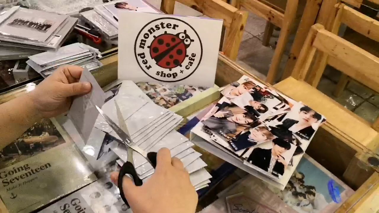 Red Monster Shop: Unboxing A Kpop Trading Card Pack (Seventeen We Make ...