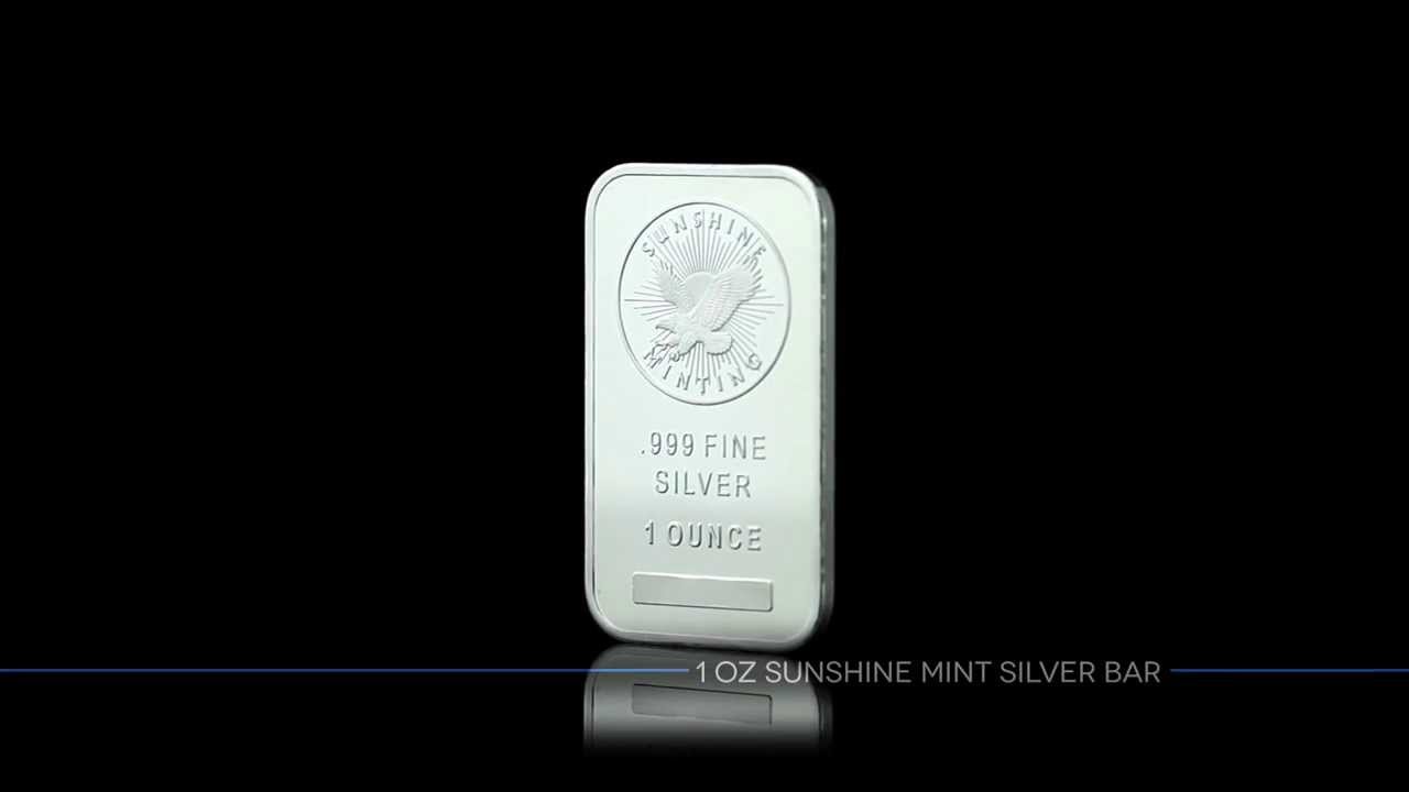 1 oz Sunshine Mint Silver Bar - YouTube