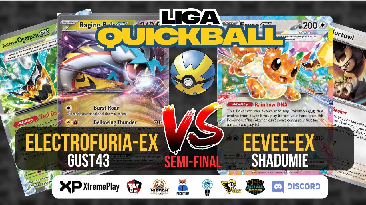 🔴 Eevee-EX vs ElectroFuria-EX | SEMIFINAL QUICKBALL 13 🎬 - YouTube