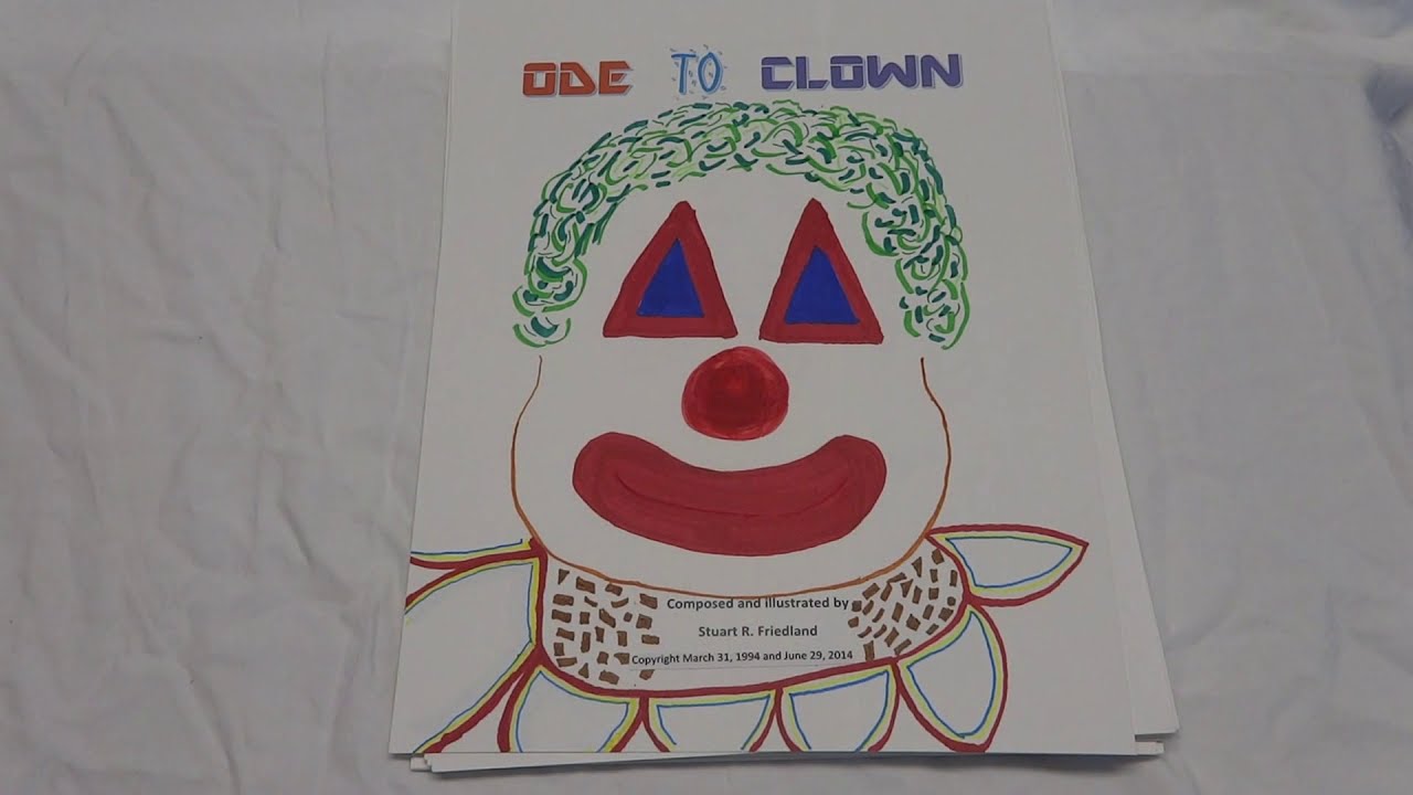 ODE TO CLOWN POEM (revised) - YouTube