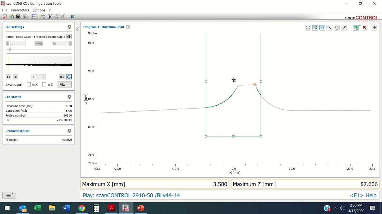 Micro Epsilon LLT software training Anchor & results combine - YouTube