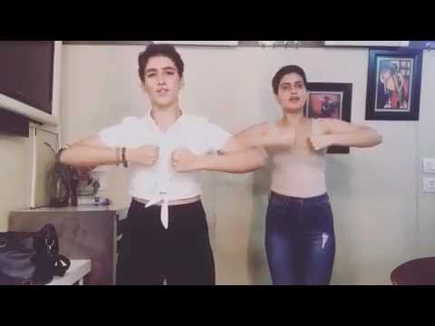 fatima sana shiekh and sanya malhotra funny dance ..