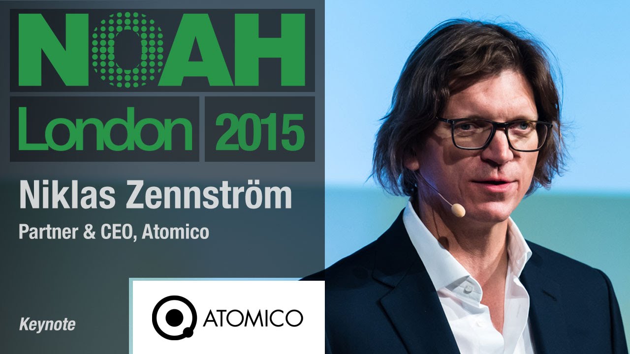 Niklas Zennström, Atomico - NOAH15 London - YouTube