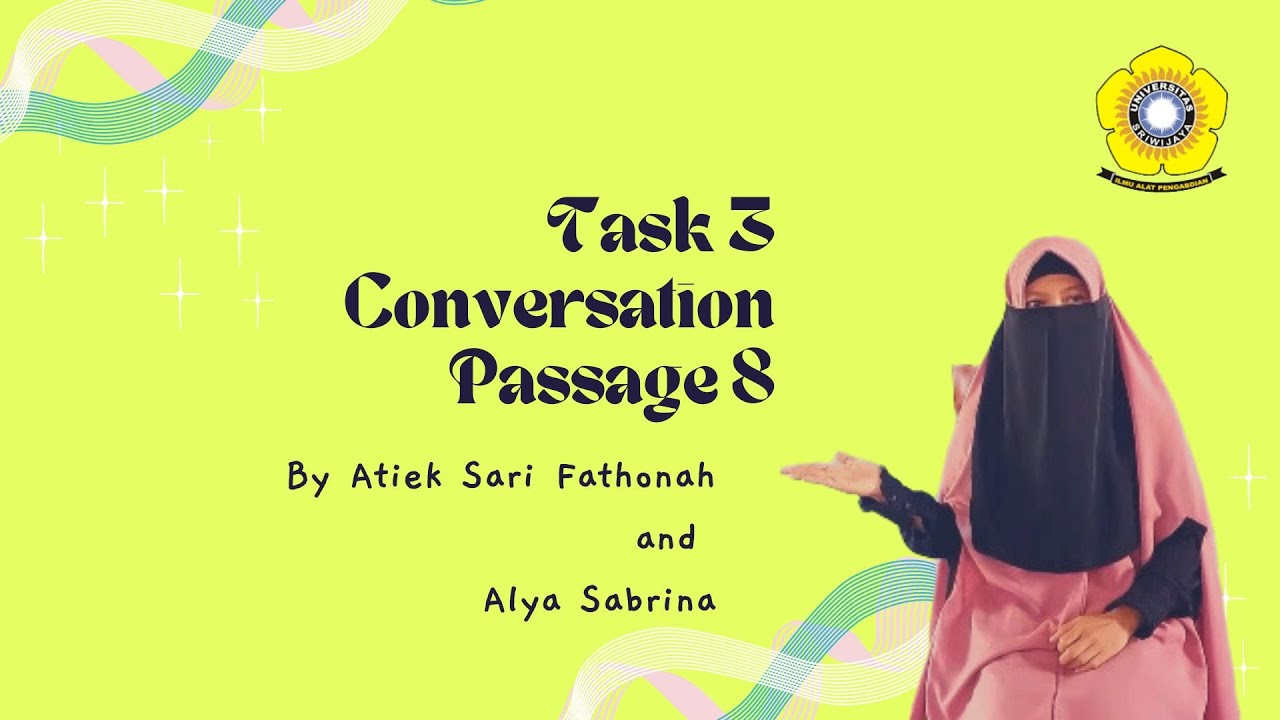 Task 3 Conversation Passage 8 - YouTube