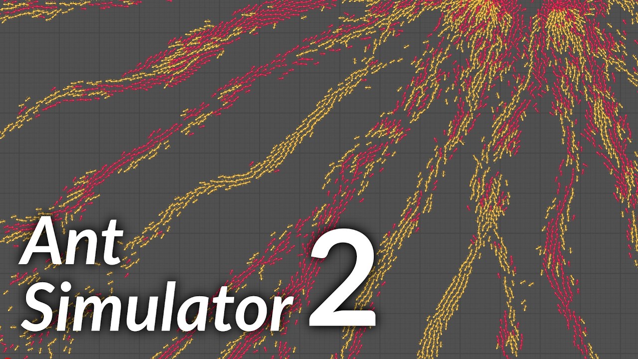 Ant Simulator 2 - Bigger Simulation - YouTube