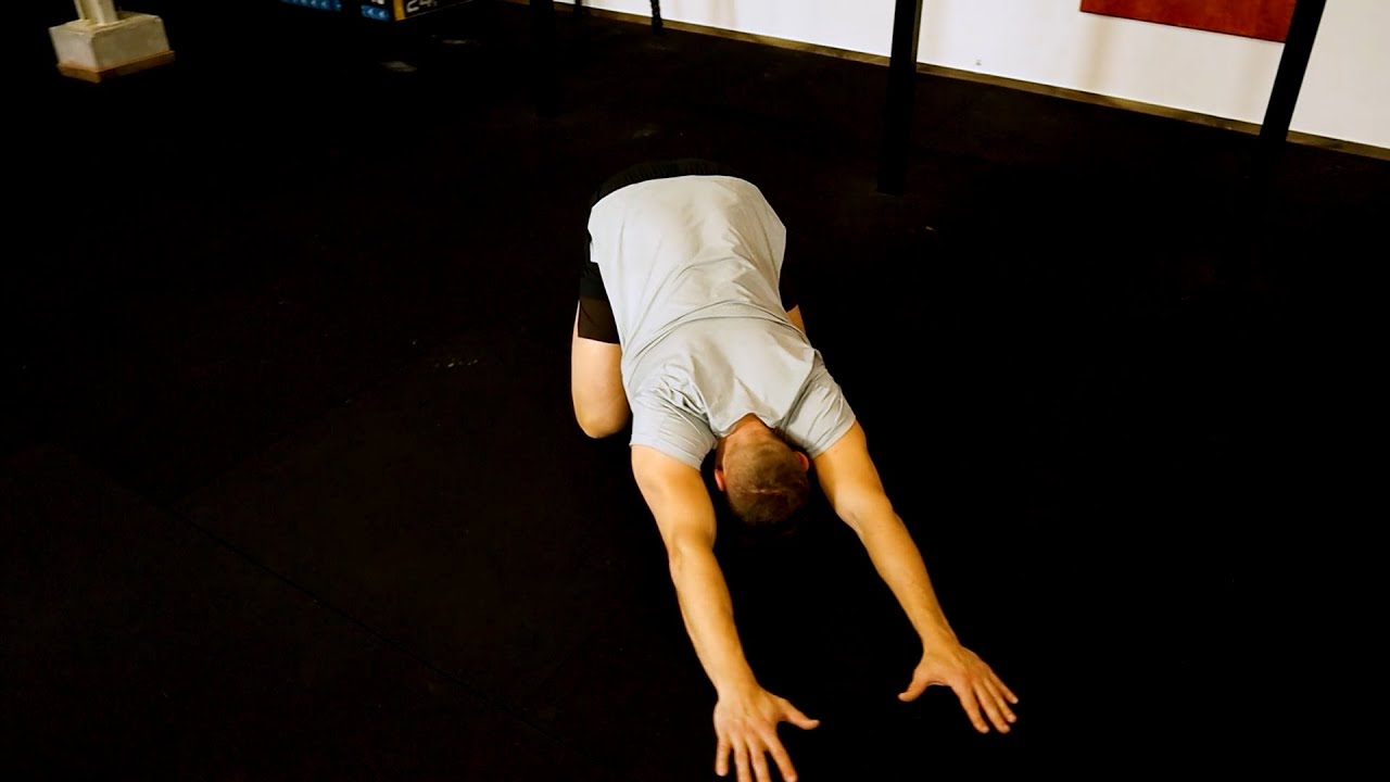 Child Pose Prayer Stretch - YouTube