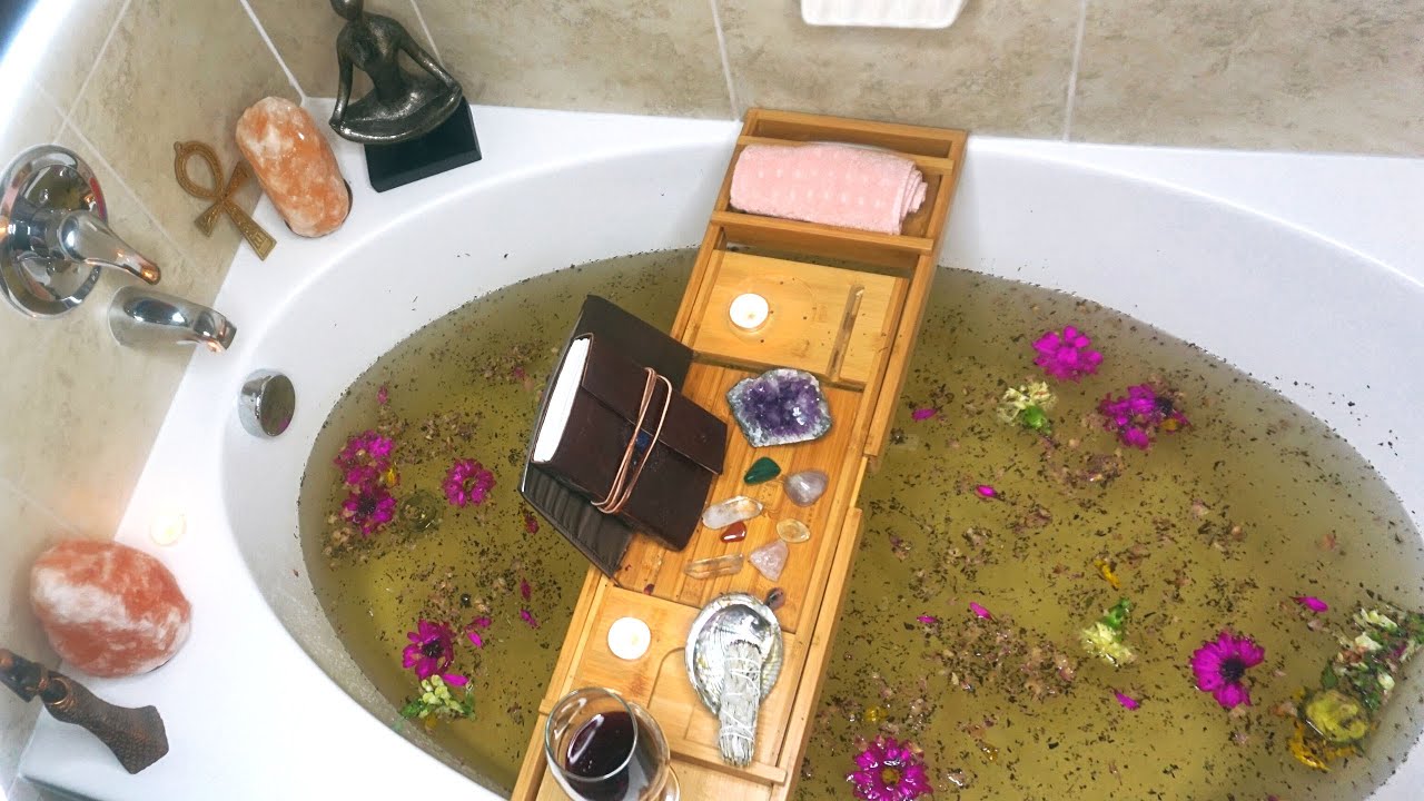 My Goddess Bath Routine | Full Moon | Self-Care Routine - YouTube
