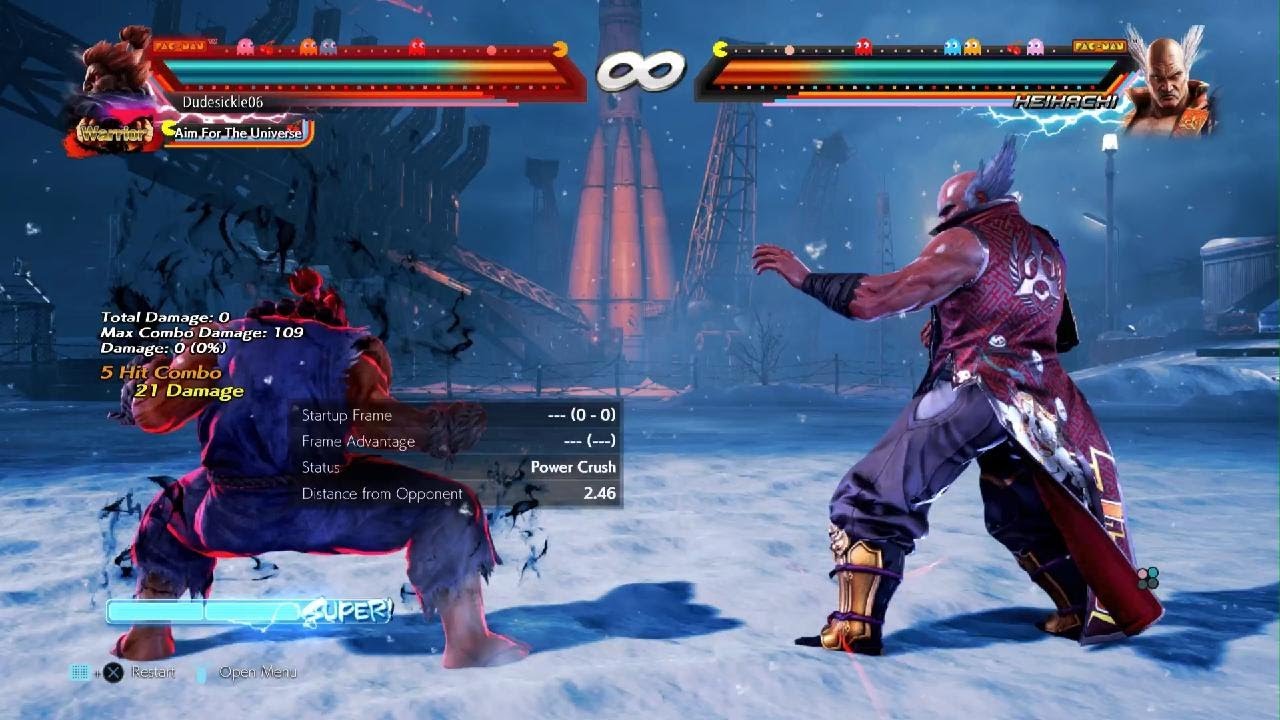 TEKKEN 7 Akuma Combo on Infinite Stage - YouTube