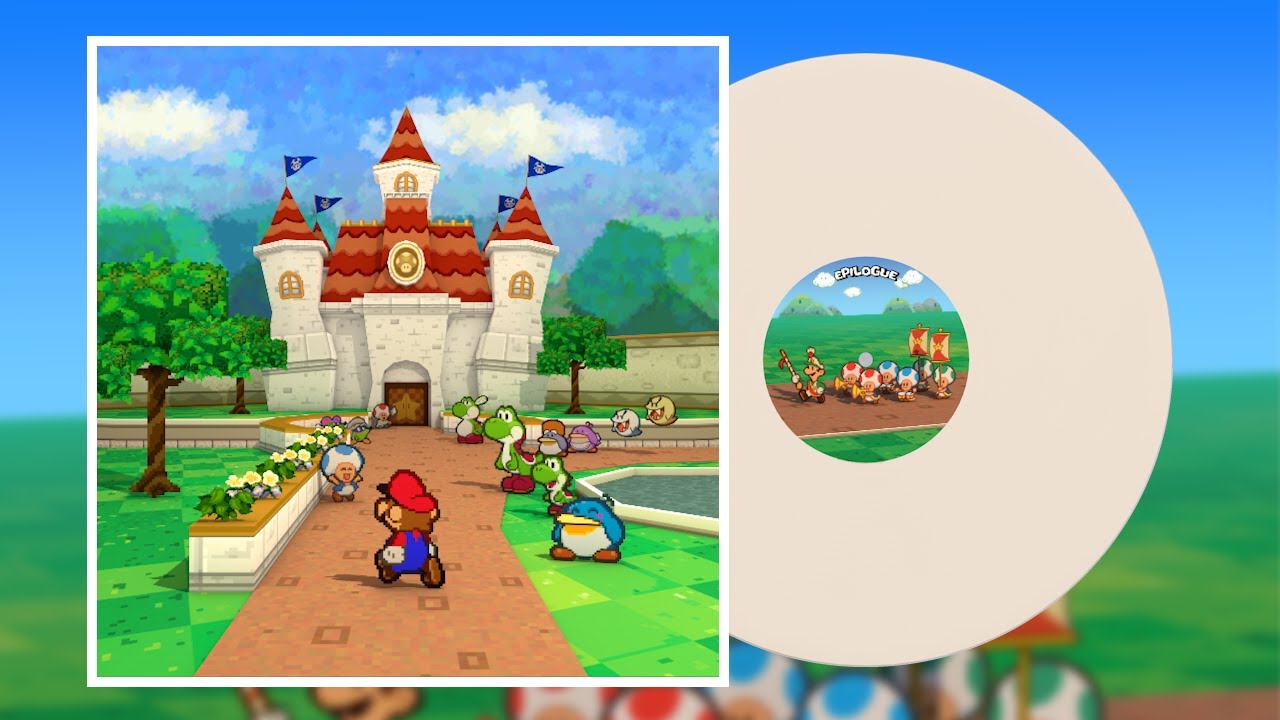 Paper Mario | Side J: Epilogue | Vinyl Record Rip (lathe) - YouTube