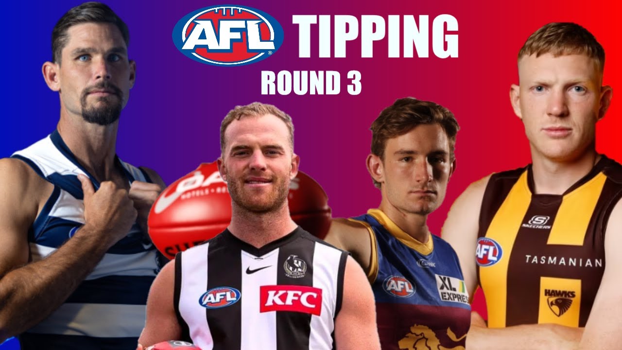 AFL ROUND 3 TIPS | Footy Knights 2024 AFL tips - YouTube