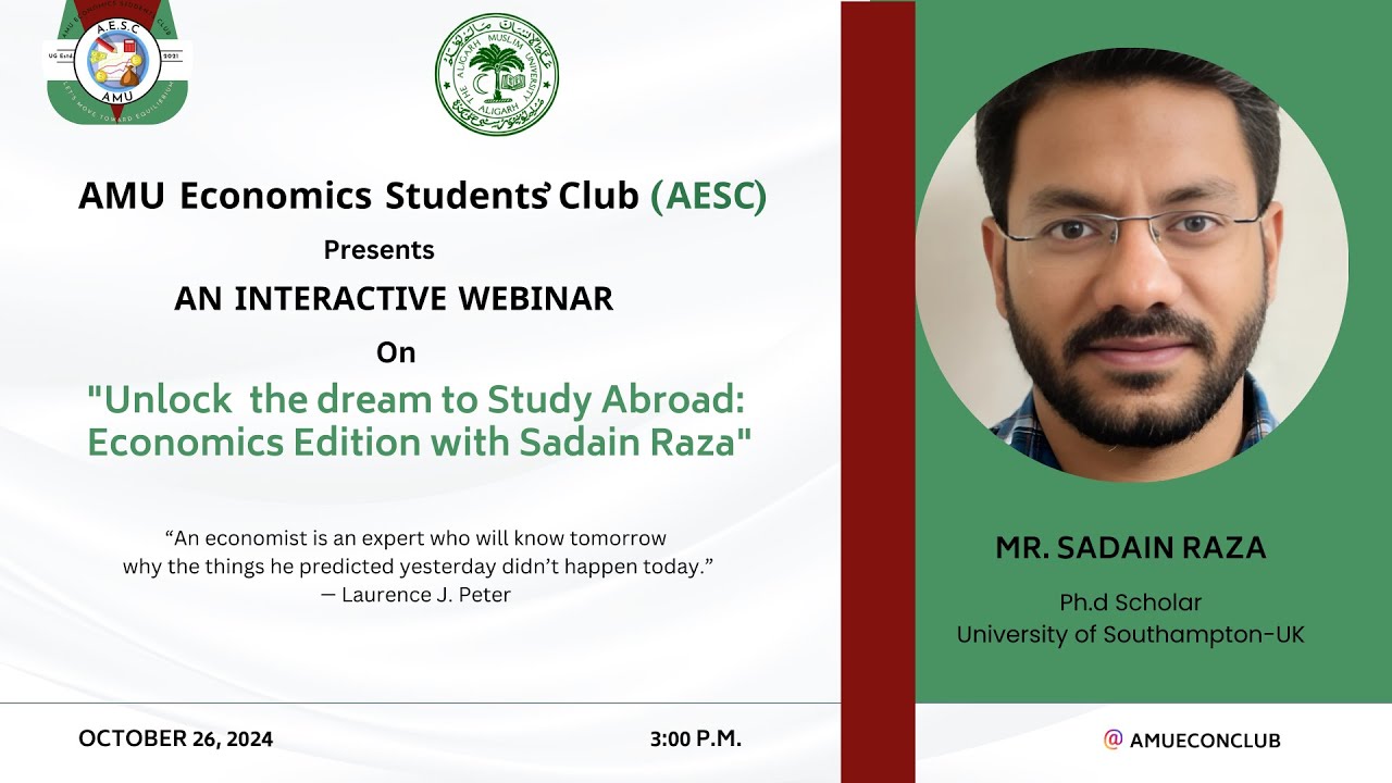 Economics PhD in the UK : Step-by-Step Application Guide with Mr.Sadain ...