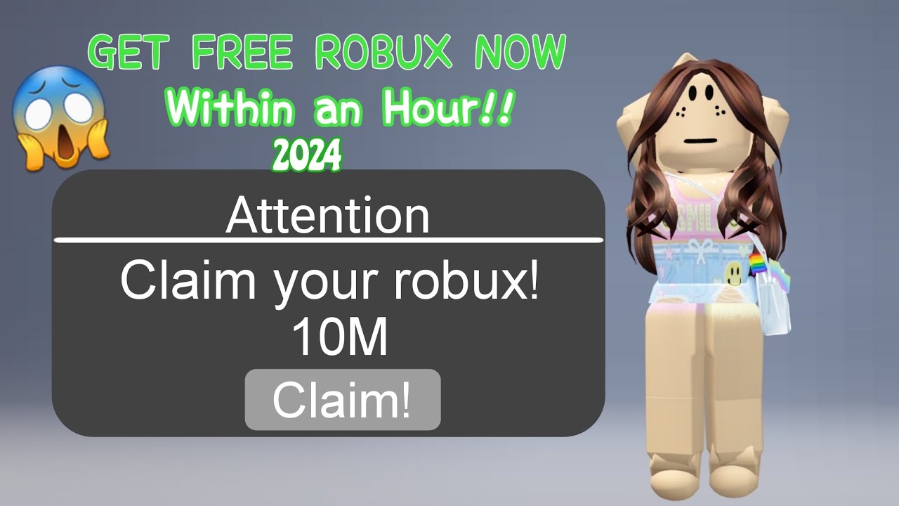 GET ROBUX NOW (UNDER AN HOUR) WATCH THE VIDEO! TO GET FREE ROBUX - YouTube