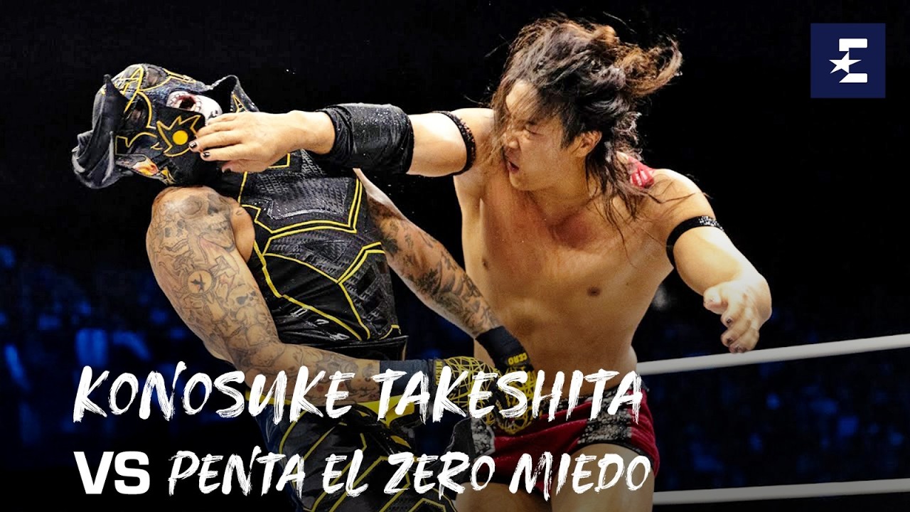 Konosuke Takeshita VS Penta El Zero Miedo | Toni Storm VS Viva Van ...