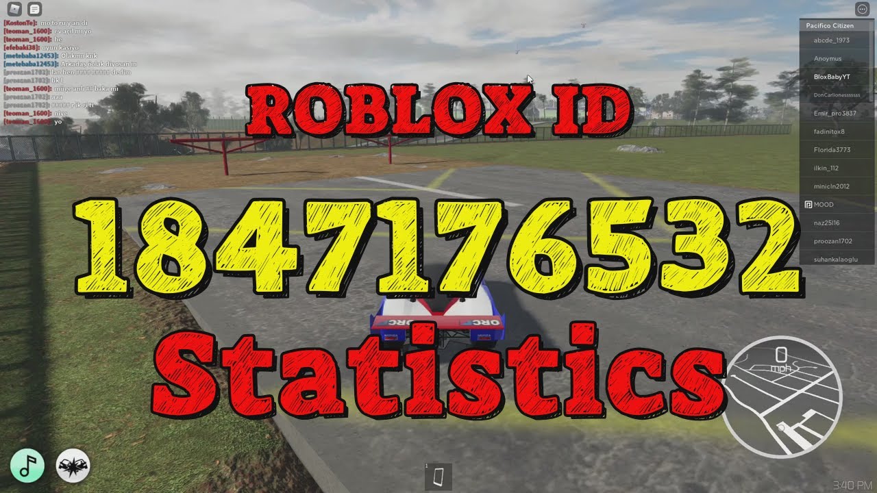 STATISTICS Roblox Song Codes - YouTube