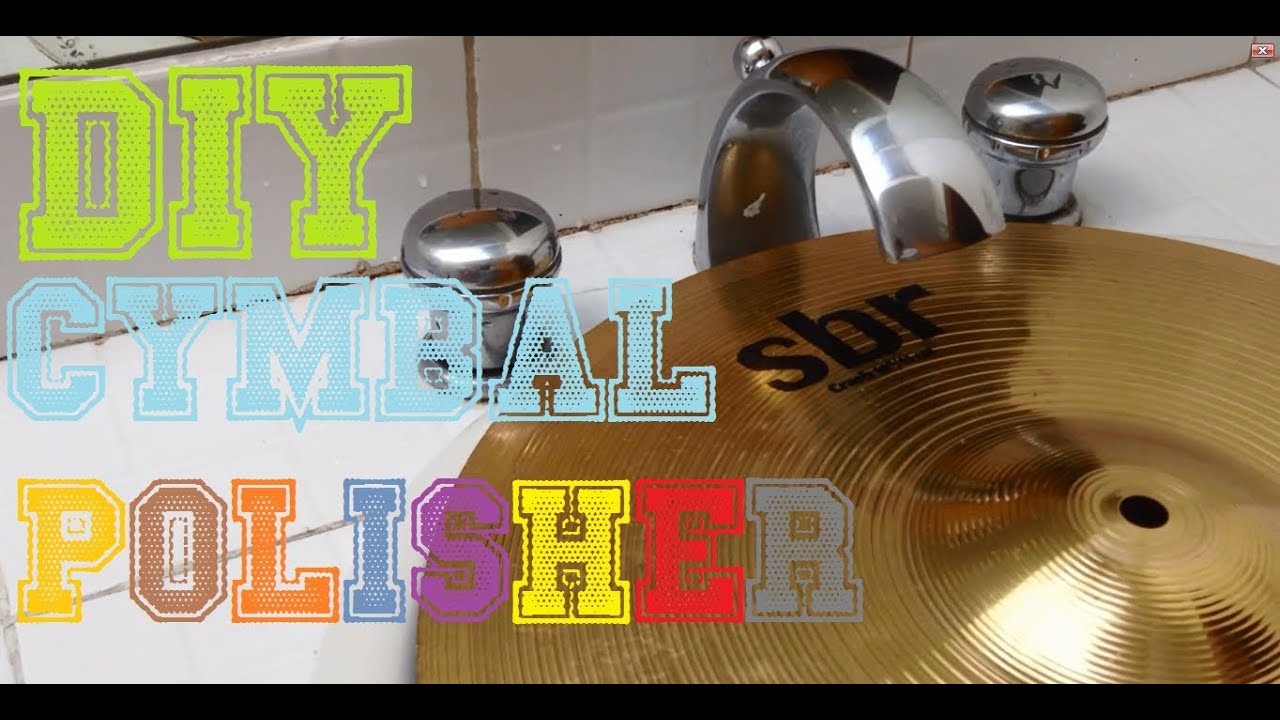 Simple DIY cymbal polisher - YouTube
