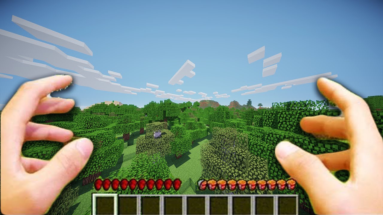 MINECRAFT IN REAL LIFE - REALISTIC MINECRAFT IRL / Animations game vs ...