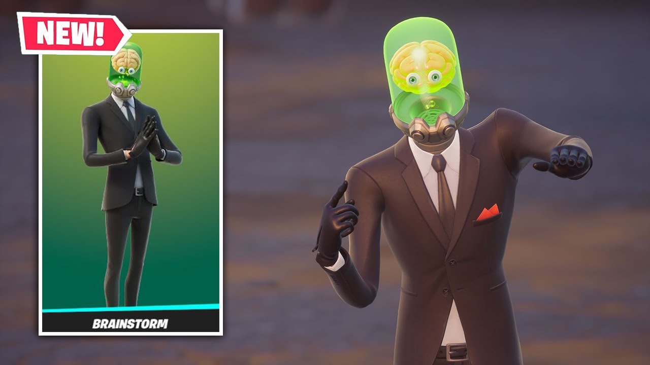 NEW BRAINSTORM Skin Gameplay in Fortnite! - YouTube