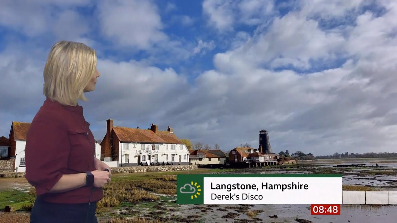 Weather images of the day - blustery, sunny, grey and clocks forward ...