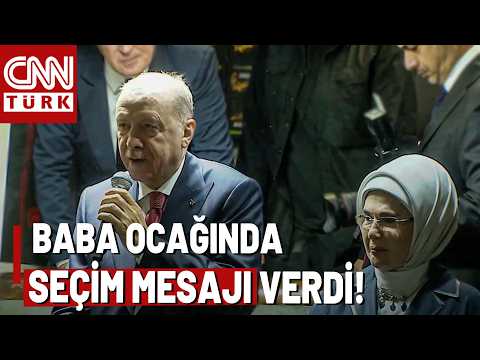 SON DAKİKA🚨Erdoğan Rize'de! Baba Ocağı Güneysu'dan Seçim İçin Dikkat Çeken Mesaj