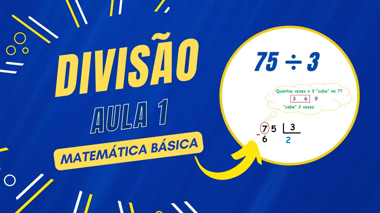 DIVISÃO – MATEMÁTICA BÁSICA (Como Fazer Divisão) - AULA 1 - YouTube