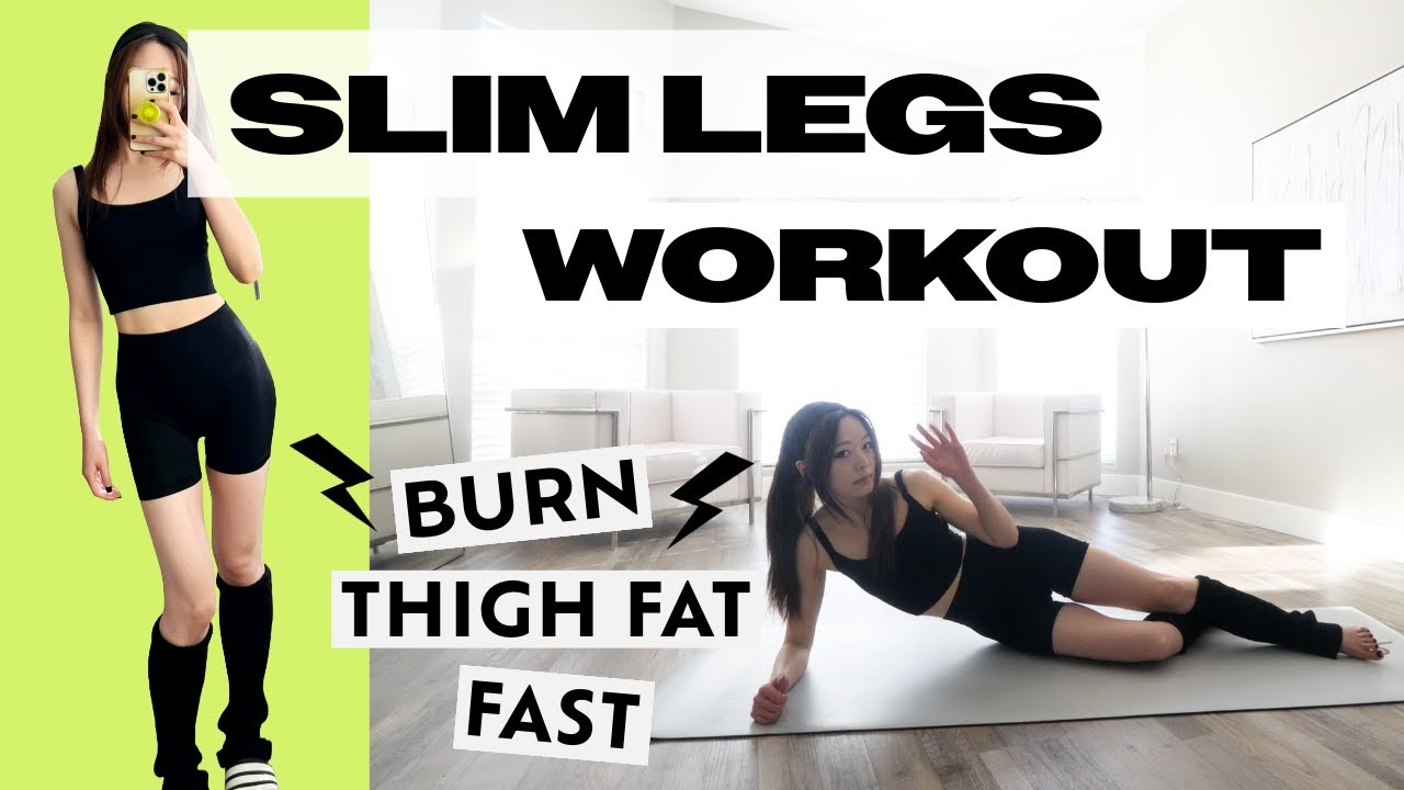 TONE & SLIM LEGS IN 7 DAYS | 10 Min Beginner Slim Thigh Workout (Reduce ...