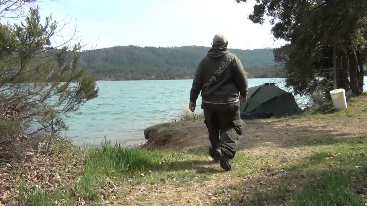 Cassien carp fishing (peche de la carpe a st Cassien avec Michael ...