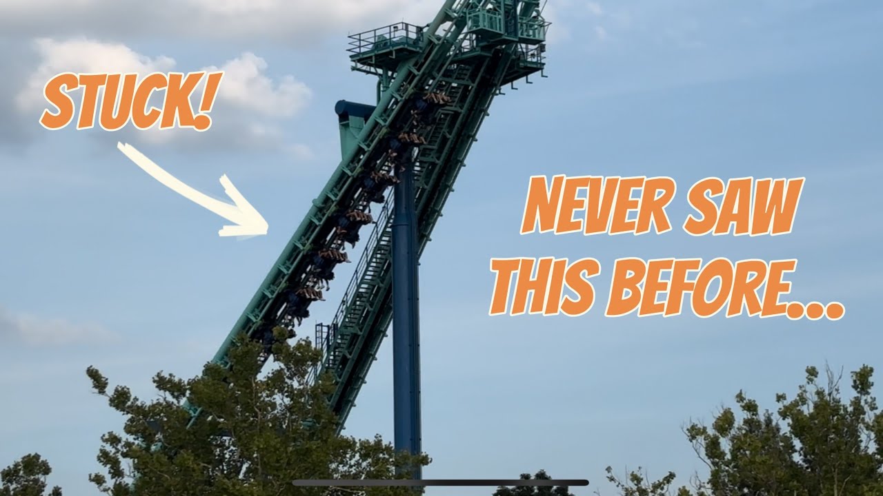 Invertigo Stuck at Kings Island - YouTube