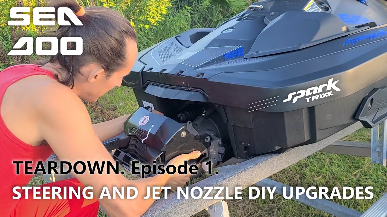 Sea Doo Spark Trixx teardown and steering upgrade :) Episode 1 - YouTube