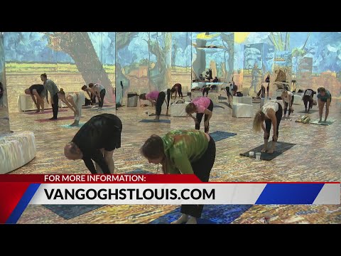 Yoga Buzz holding classes at The Van Gogh Experience