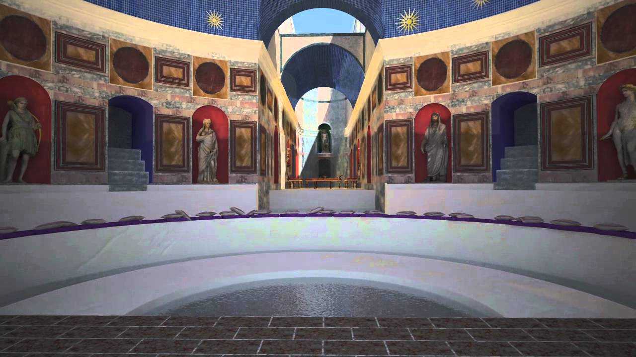 Hadrians Villa Reconstruction Hadrian's Villa: Roman Emperor's Ancient