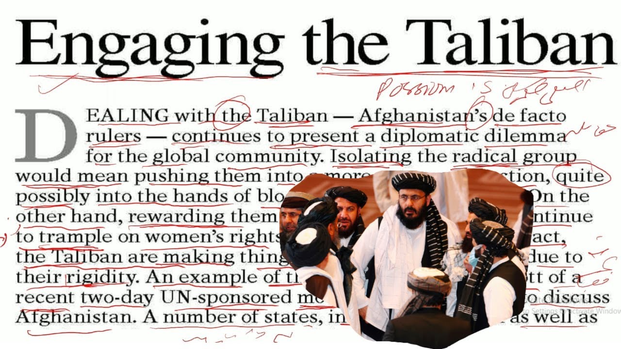 Dawn Editorial - Engaging the Taliban | With Urdu Translation | Improve ...