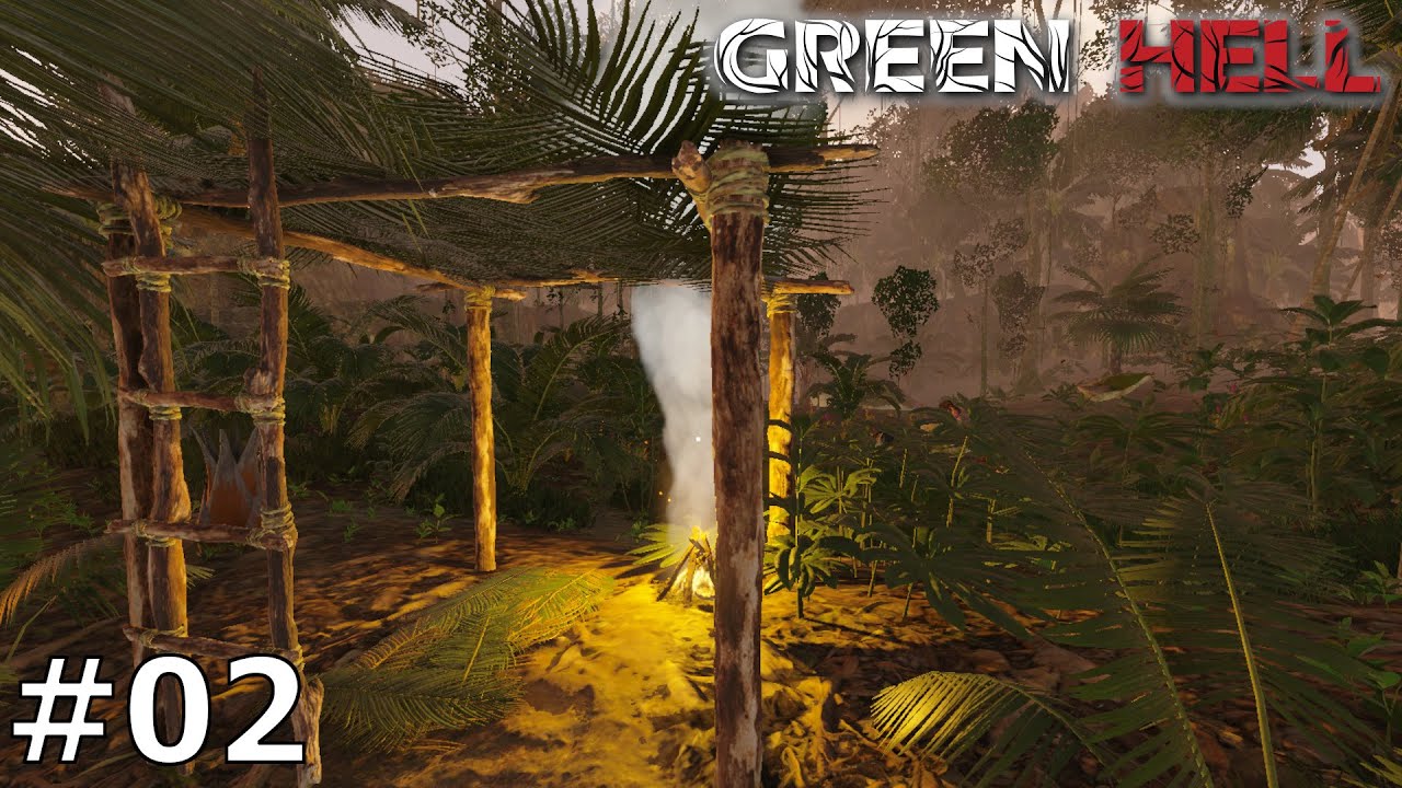 PIERWSZA BAZA I POLOWANIE NA DZIKA! Green Hell #2 - YouTube