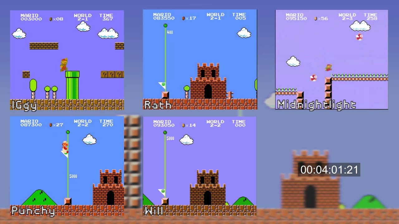 The Great Super Mario Bros. Race of 2015 - YouTube