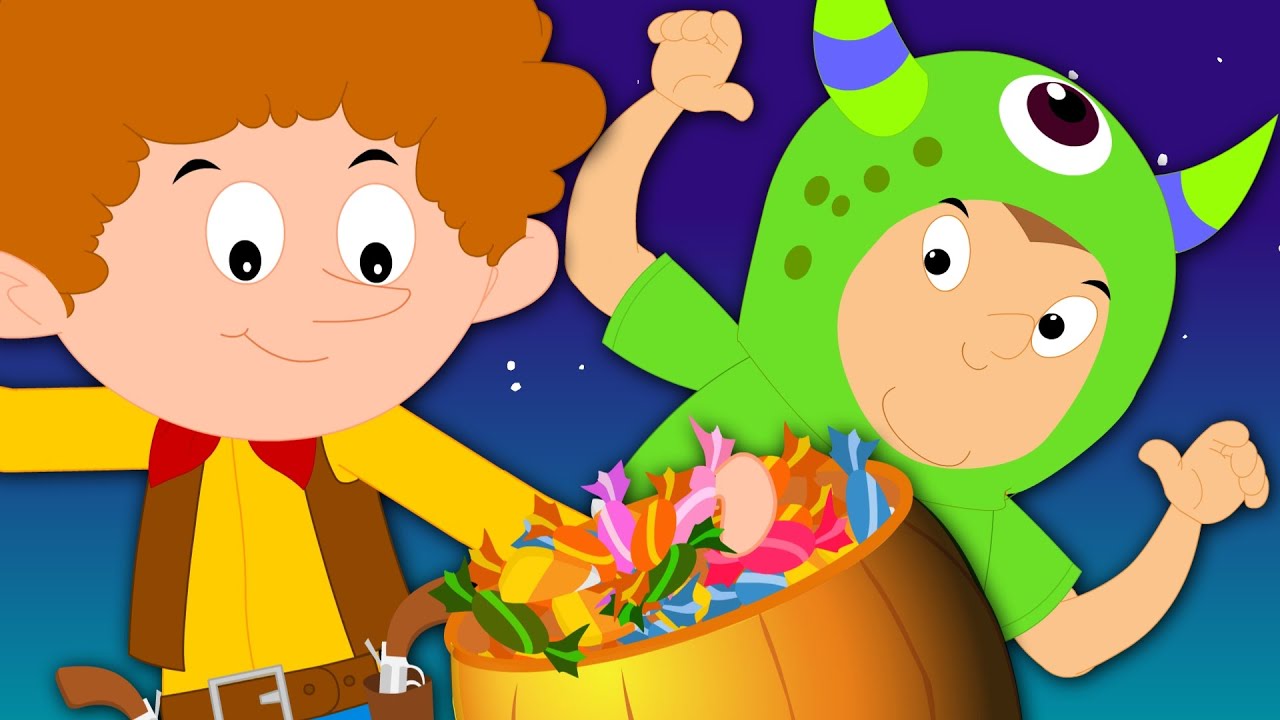trick or treat | halloween song for children | baby rhyme | videos for ...