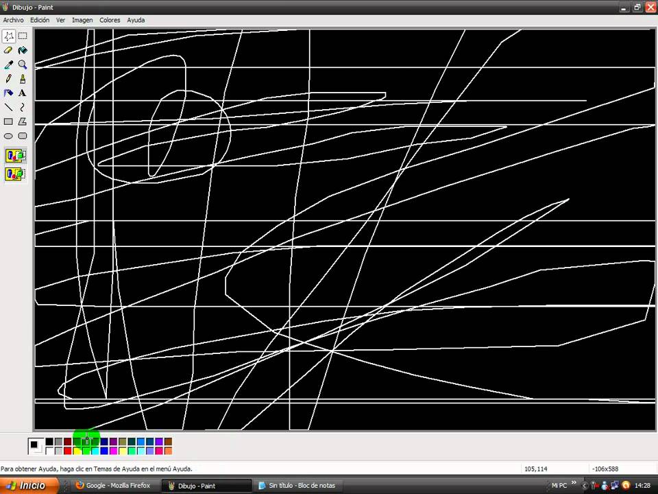 Como hacer arte con Paint - YouTube