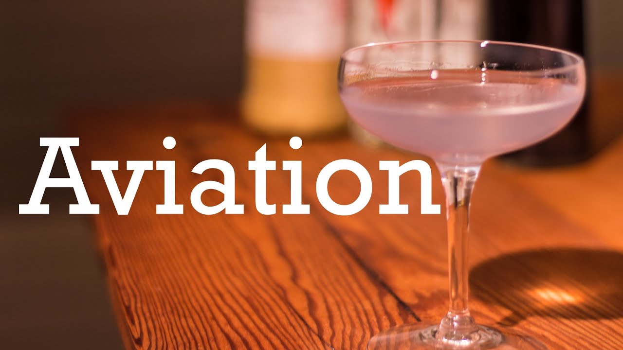 Aviation cocktail from Better Cocktails at Home - YouTube