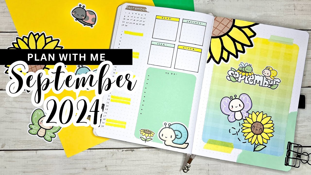 PLAN WITH ME || September 2024 Bullet Journal Setup - YouTube