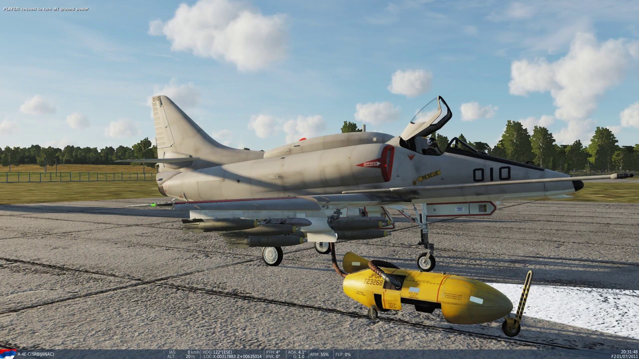 DCS A4E C Skyhawk vs SA-6 Kub - YouTube