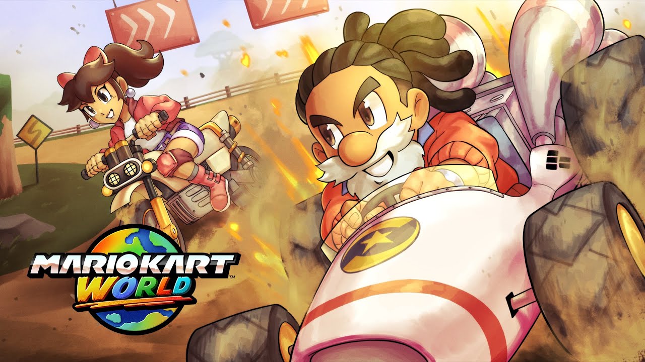 Mario Kart World w/ Roshi & Sheera! - YouTube
