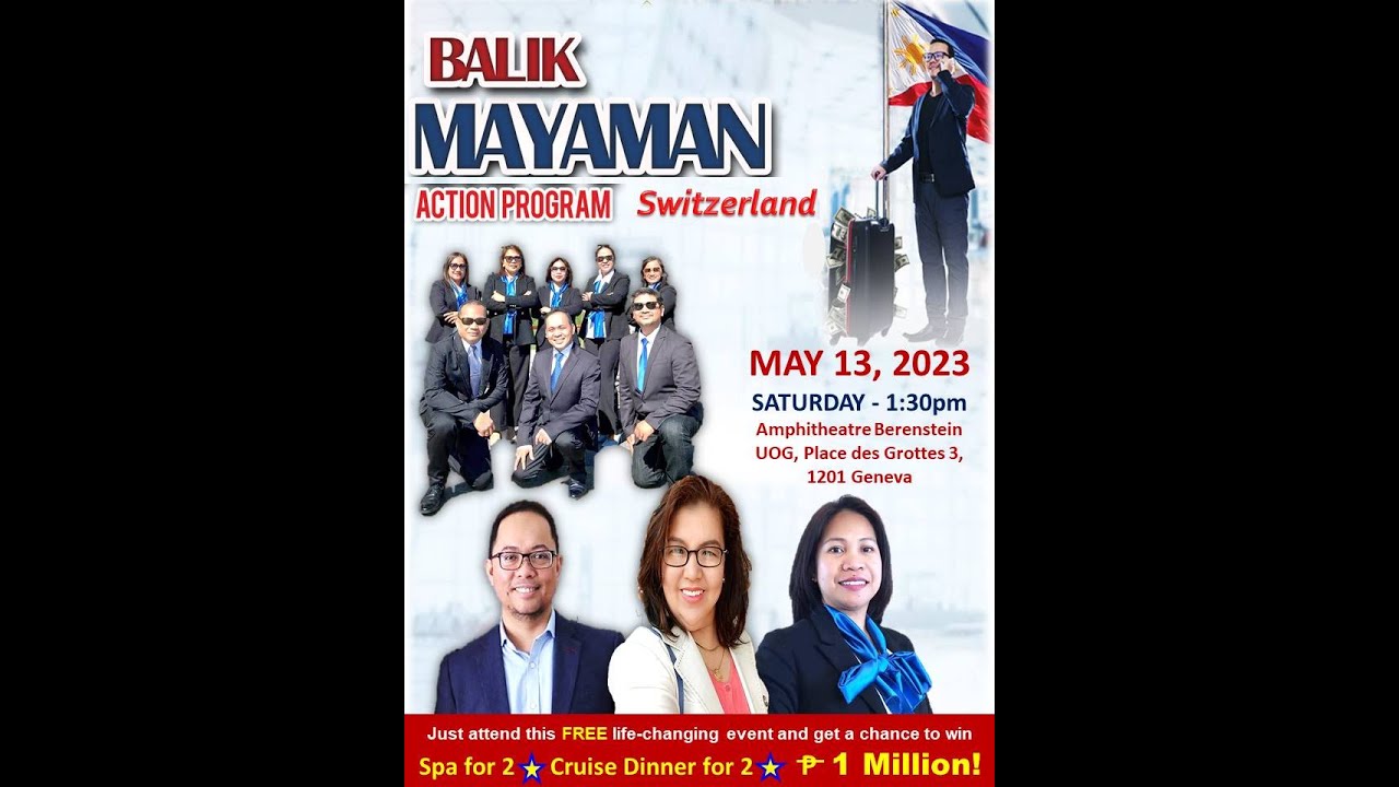 BMP Balik Mayaman Action Program, May 13 2023 / 13h30 Frich your Life ...