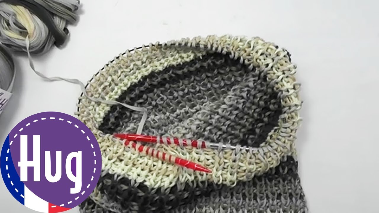 Tricot - Loop VOLTA avec joli motif - Woolly Hugs BANDY Veronika Hug ...