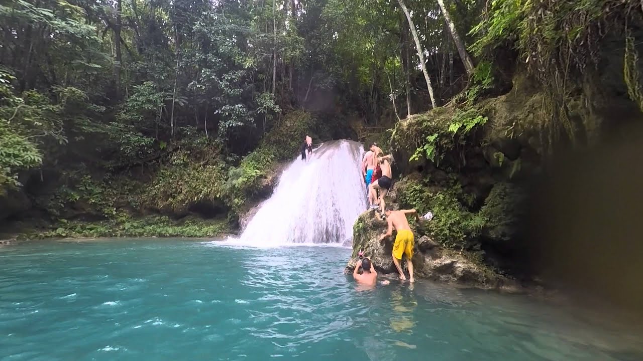 Blue Hole Jamaica 2016 - YouTube