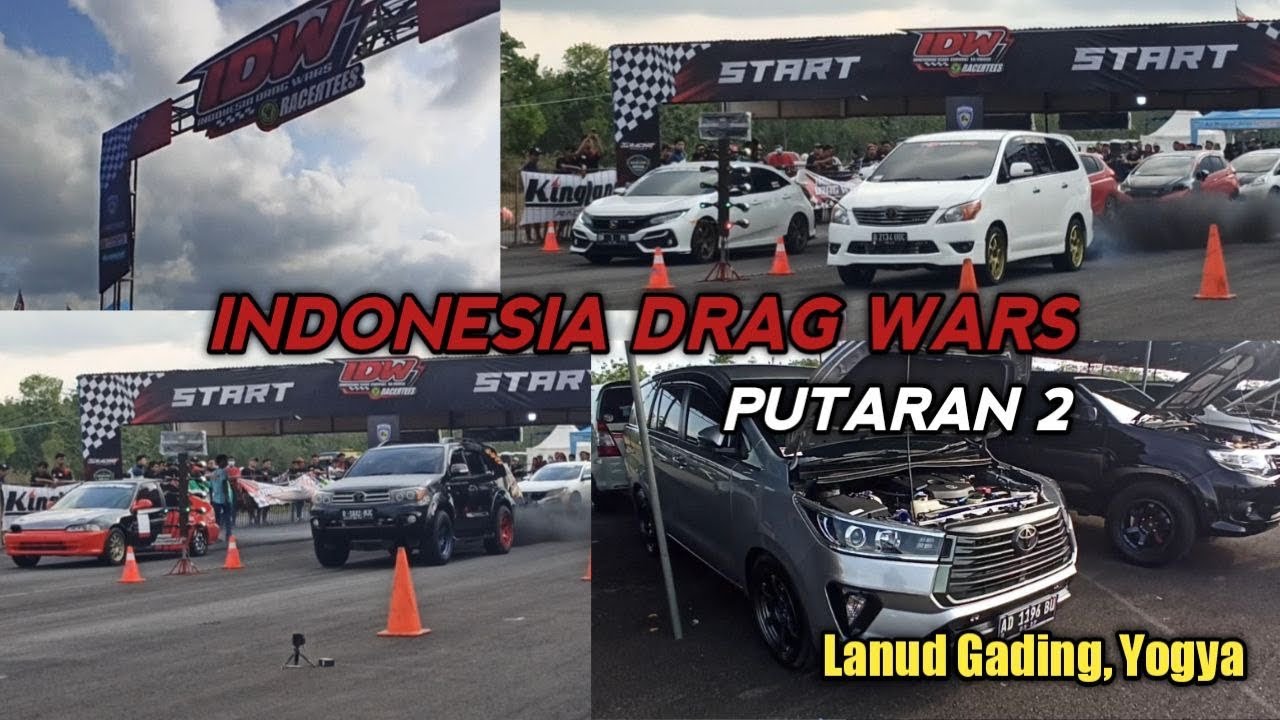 Indonesia Drag Wars (IDW) Putaran 2, Lanud Gading Jogja, 23 Juli 2022 ...