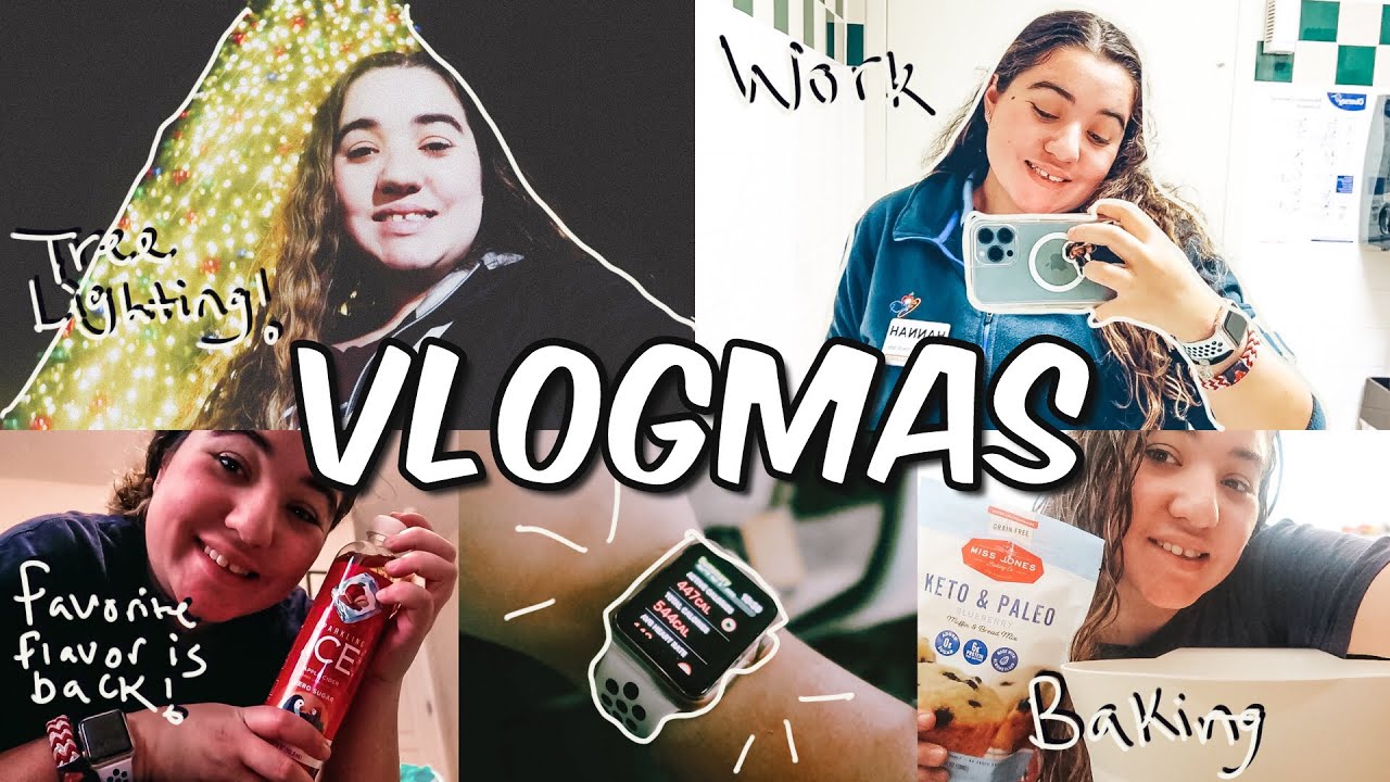 VLOGMAS DAYS 1- 2: Tree Lightings, Baking, Favorite Drinks & Cleaning ...